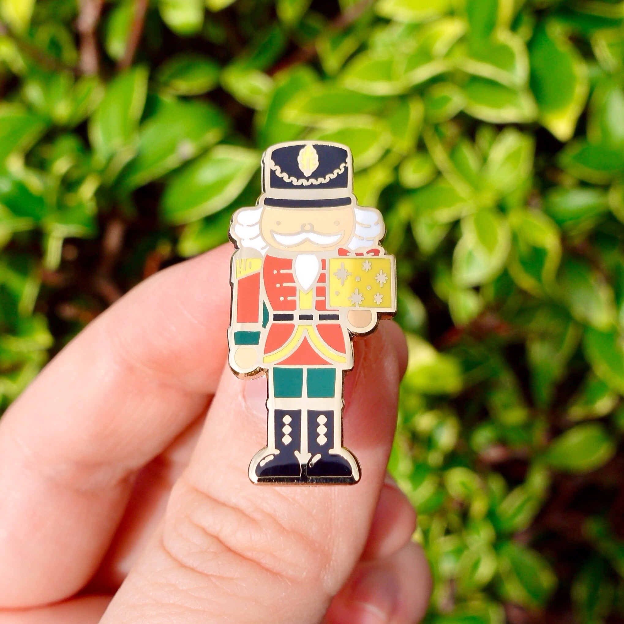 Nutcracker Holiday Premium Enamel Pin – Cocobelly